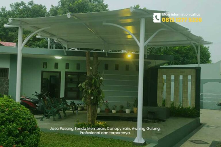 Harga atap membran per m2 terjangkau | Mulya Canopy